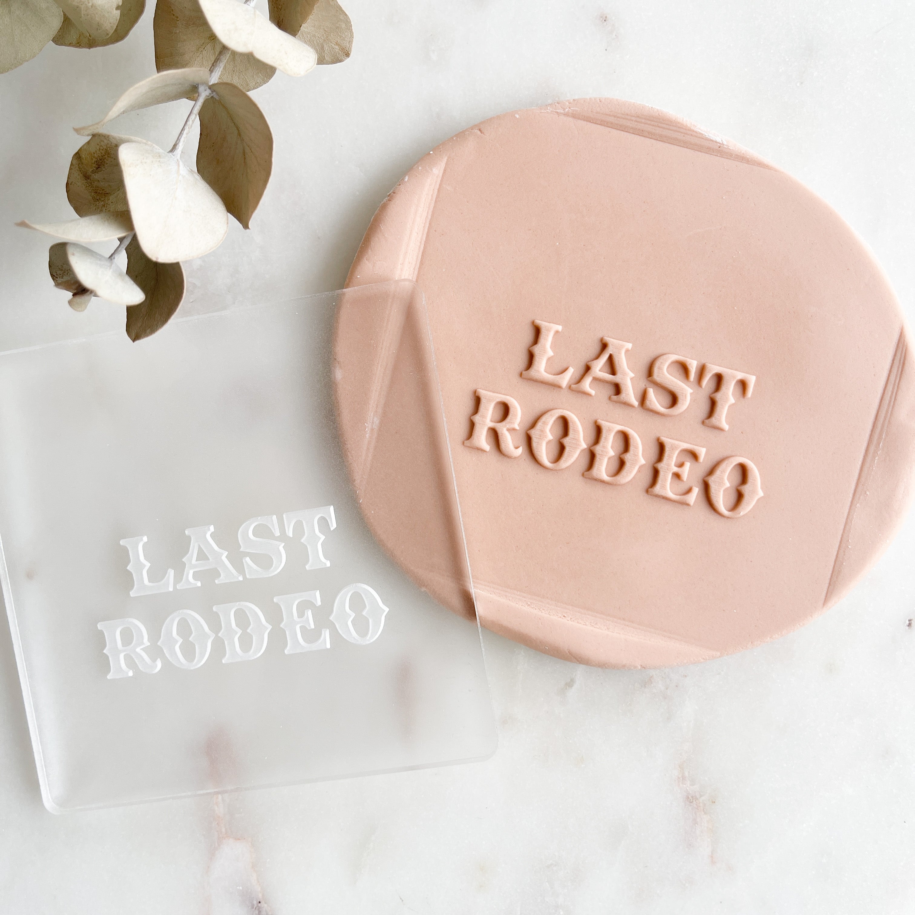 Last Rodeo Raised Stamp – Stamped By Amelia
